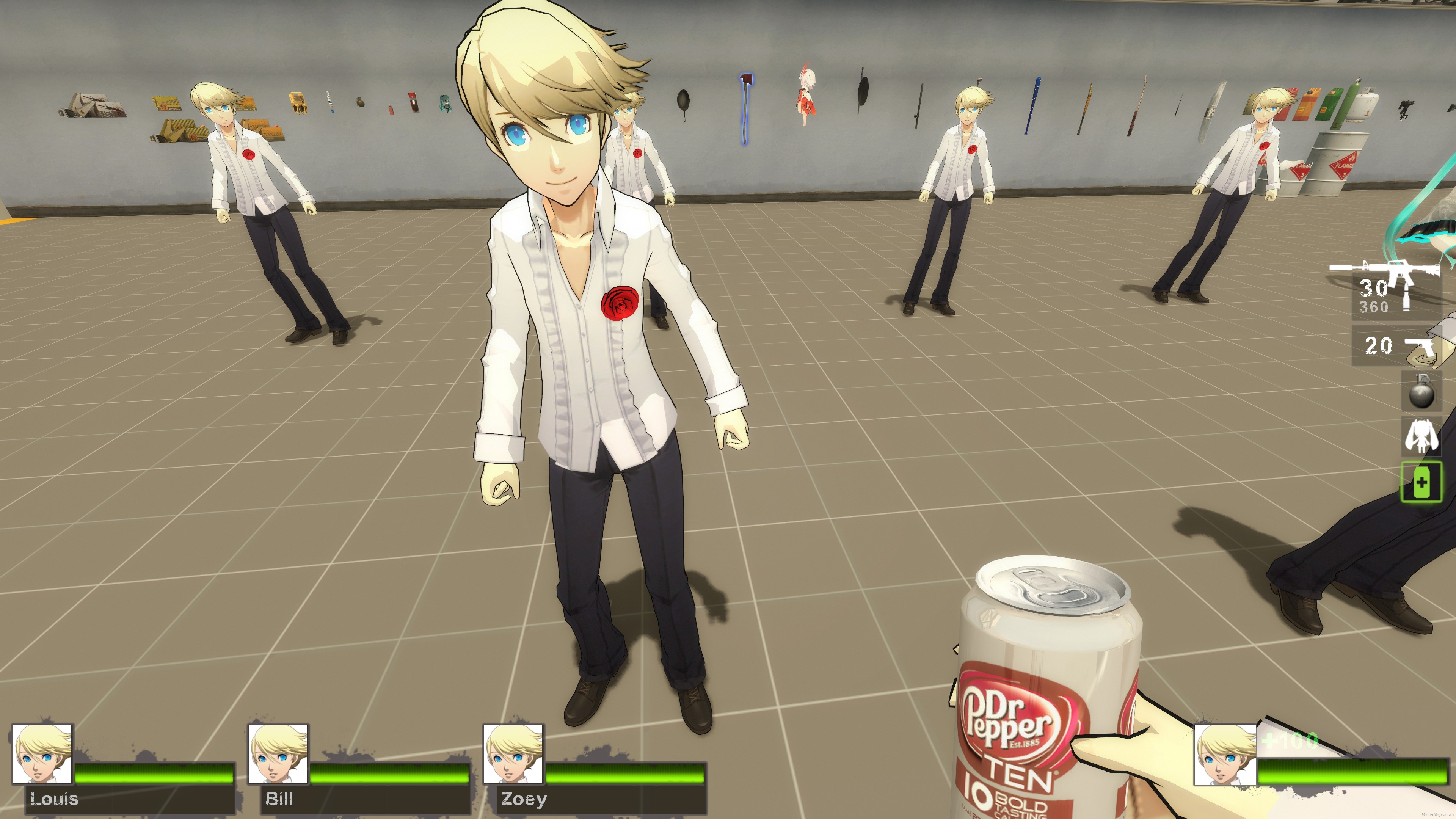 Only Teddie Human Persona 4 (request) (Left 4 Dead 2) - GameMaps