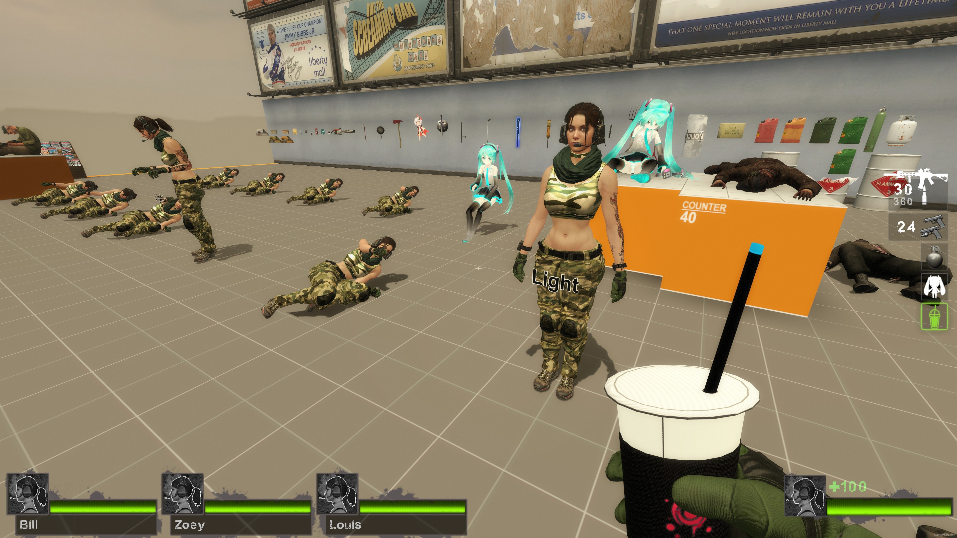 Only WARCOM Zoey Operator GC (Left 4 Dead 2) - GameMaps