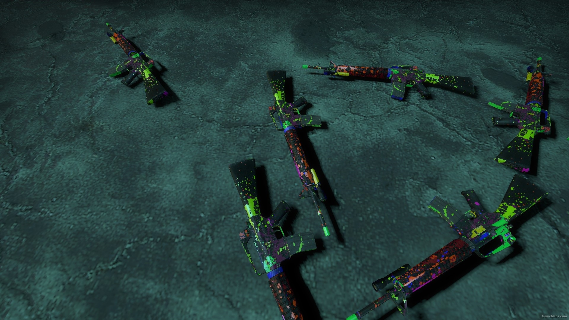 Paint Splatter M16A2 (Left 4 Dead 2) - GameMaps