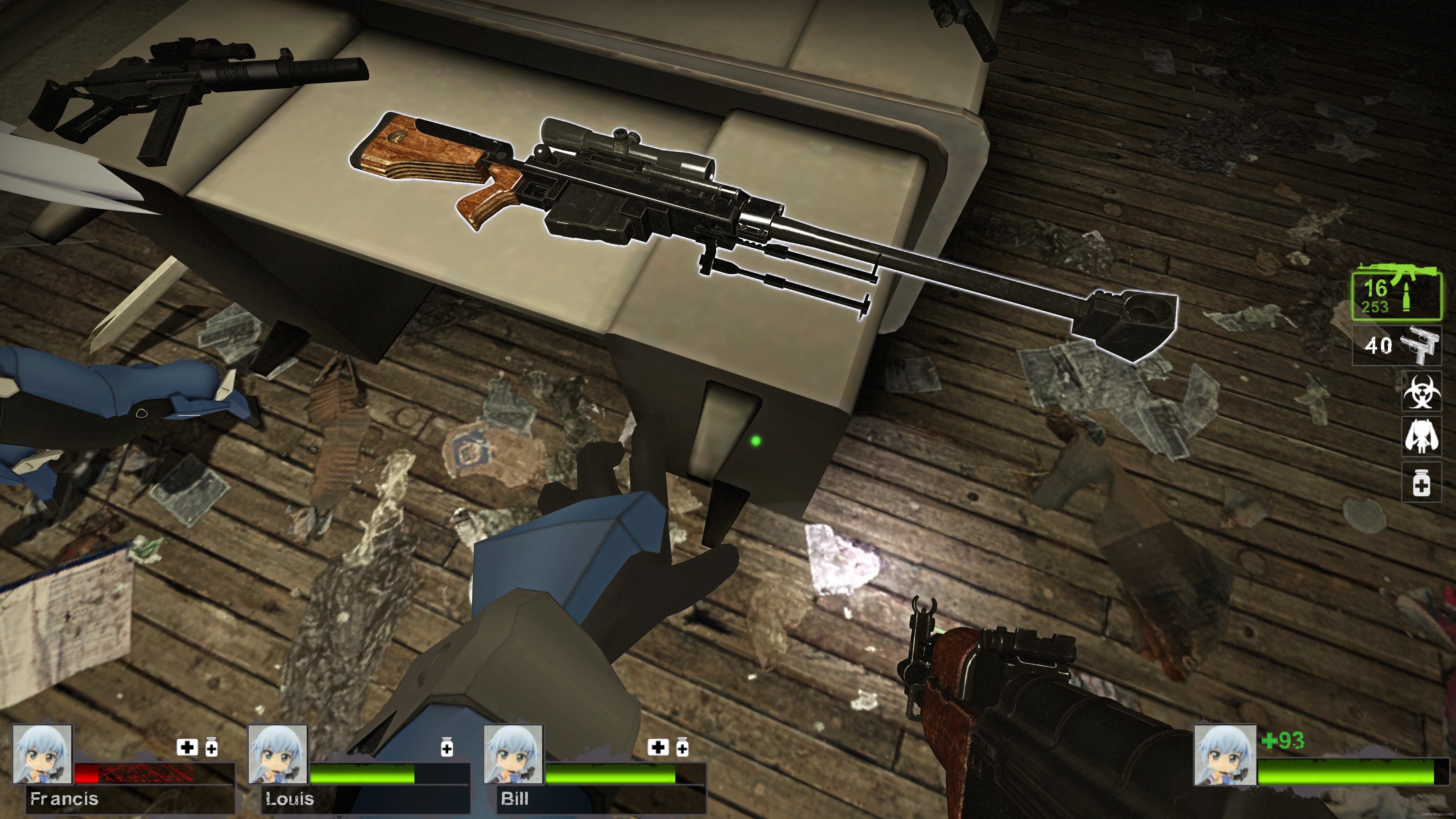 PGM Ultima Ratio Hecate II (military sniper) (Left 4 Dead 2) - GameMaps