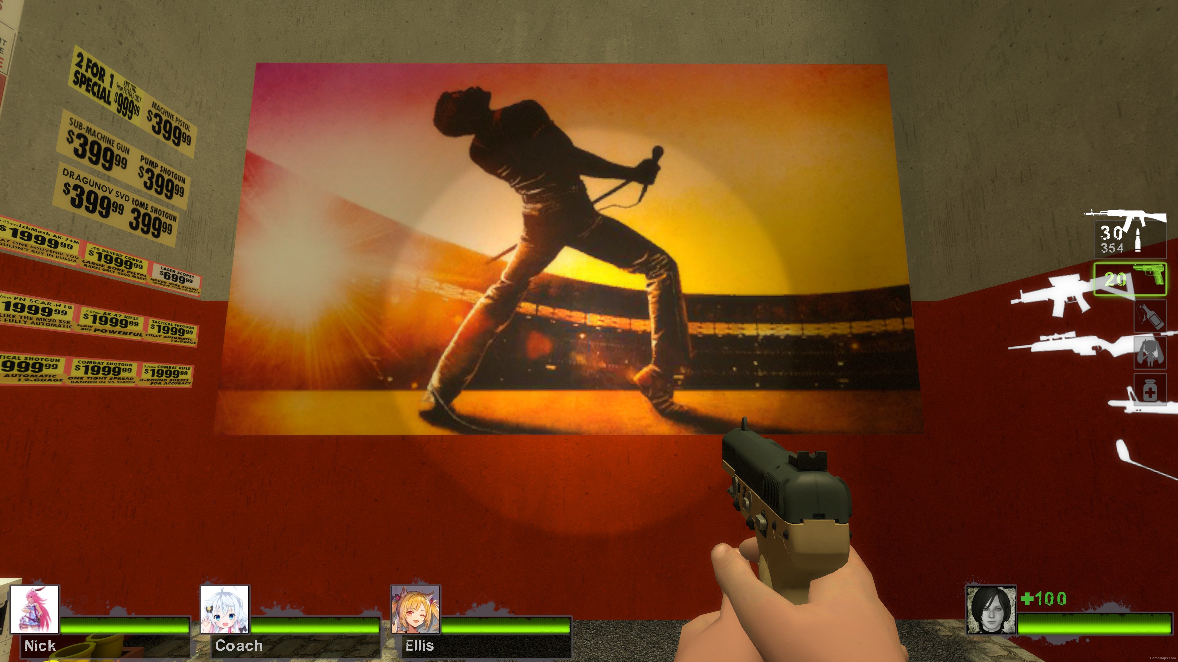 Queen Radio Ga Ga Concert (Left 4 Dead 2) - GameMaps