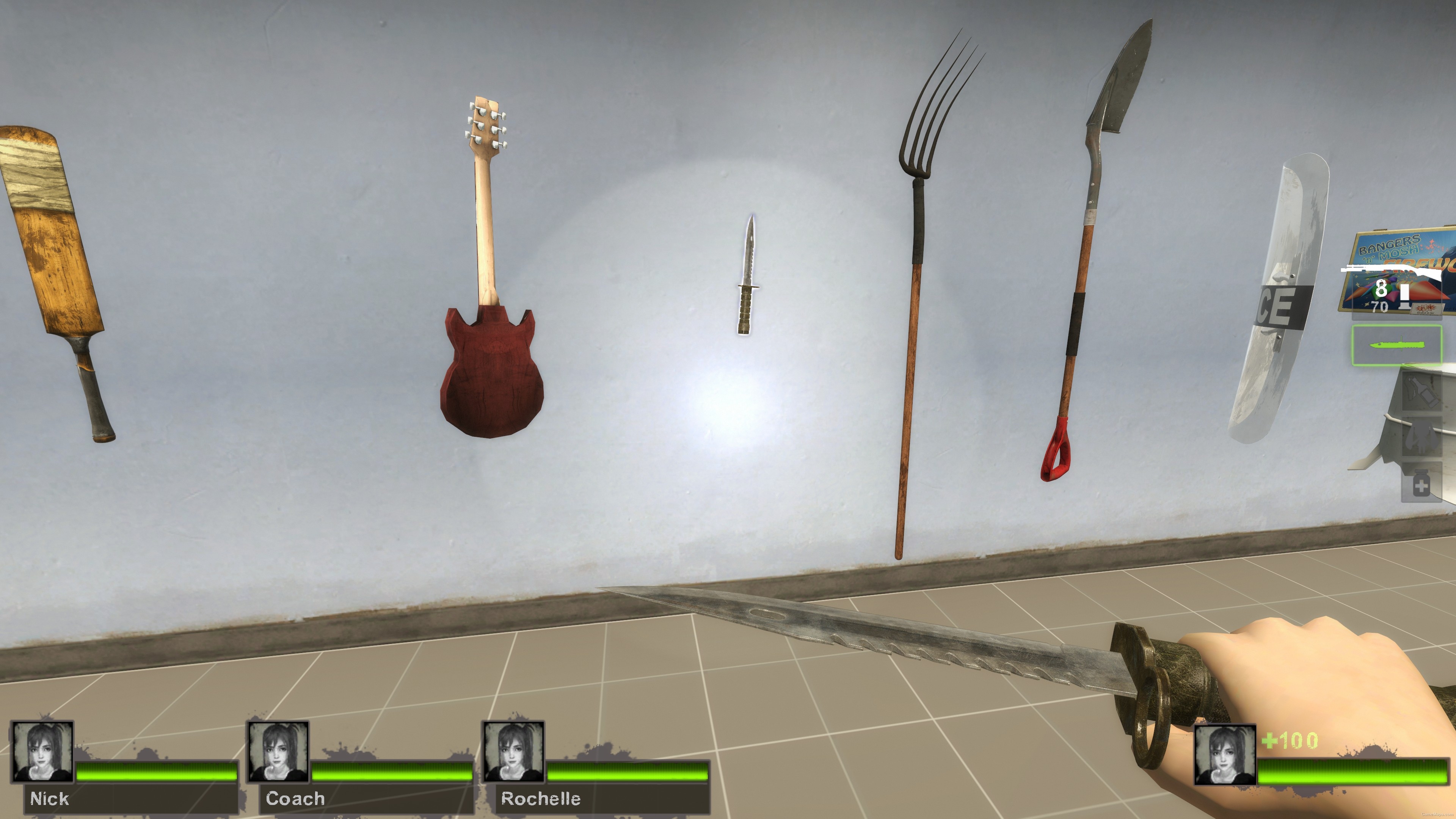 RE2 Remake Combat Knife (CSS Knife) (request) (Left 4 Dead 2) - GameMaps