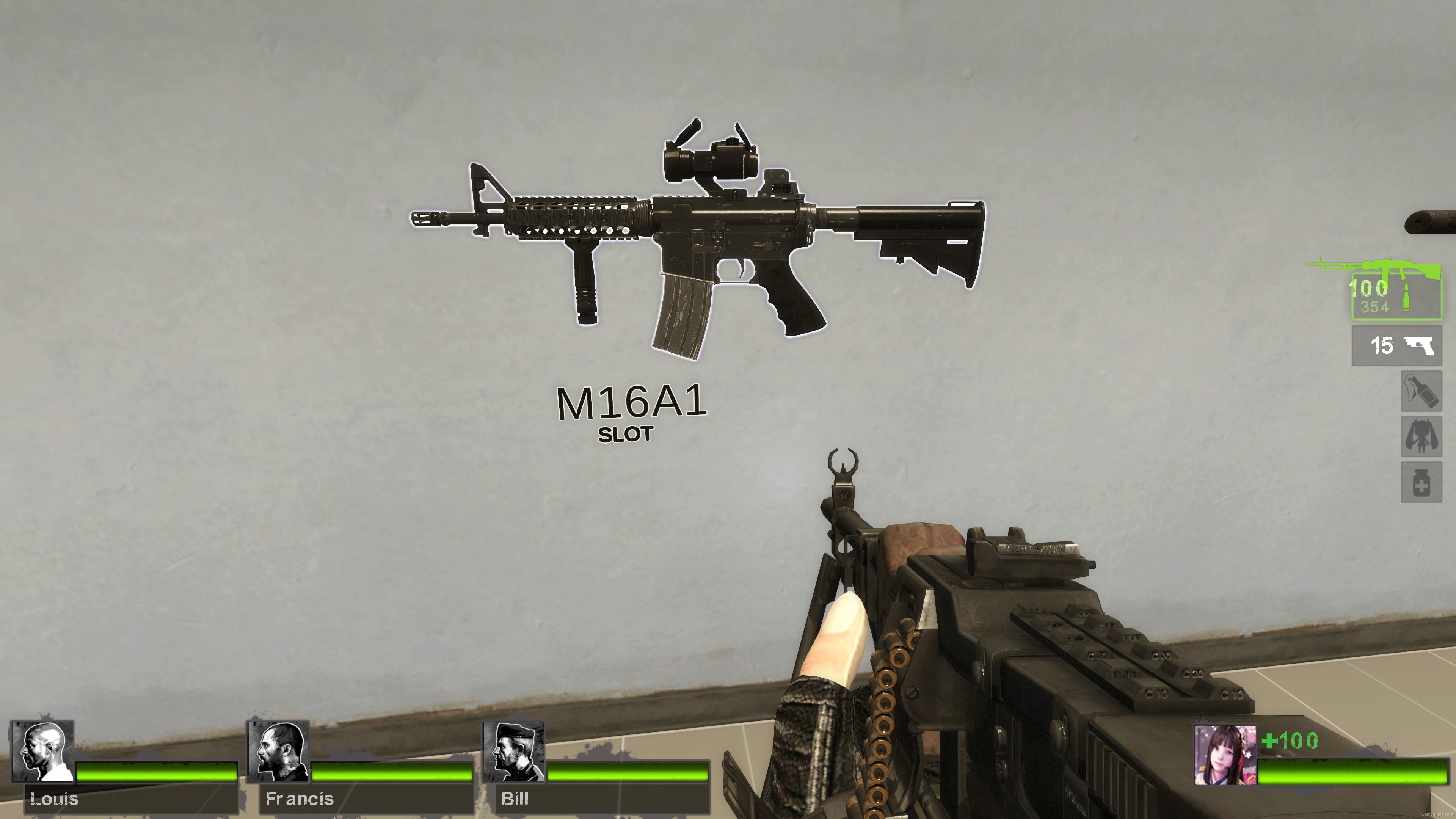 RE3 Remake Colt Model 933 with Aimpoint & Ergo Grip (M16) v2 (request ...