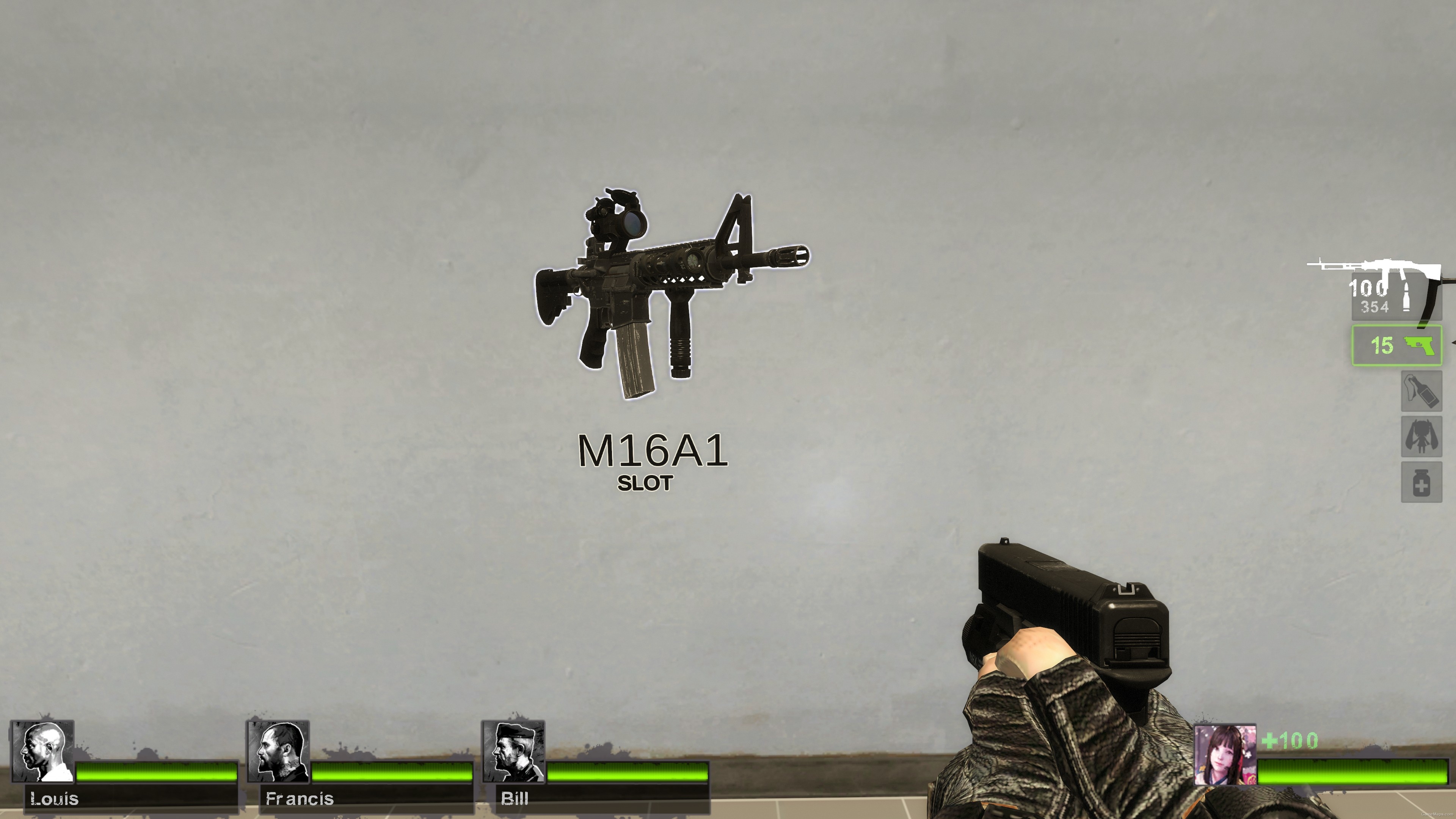 RE3 Remake Colt Model 933 with Aimpoint & Ergo Grip (M16) v2 (request ...