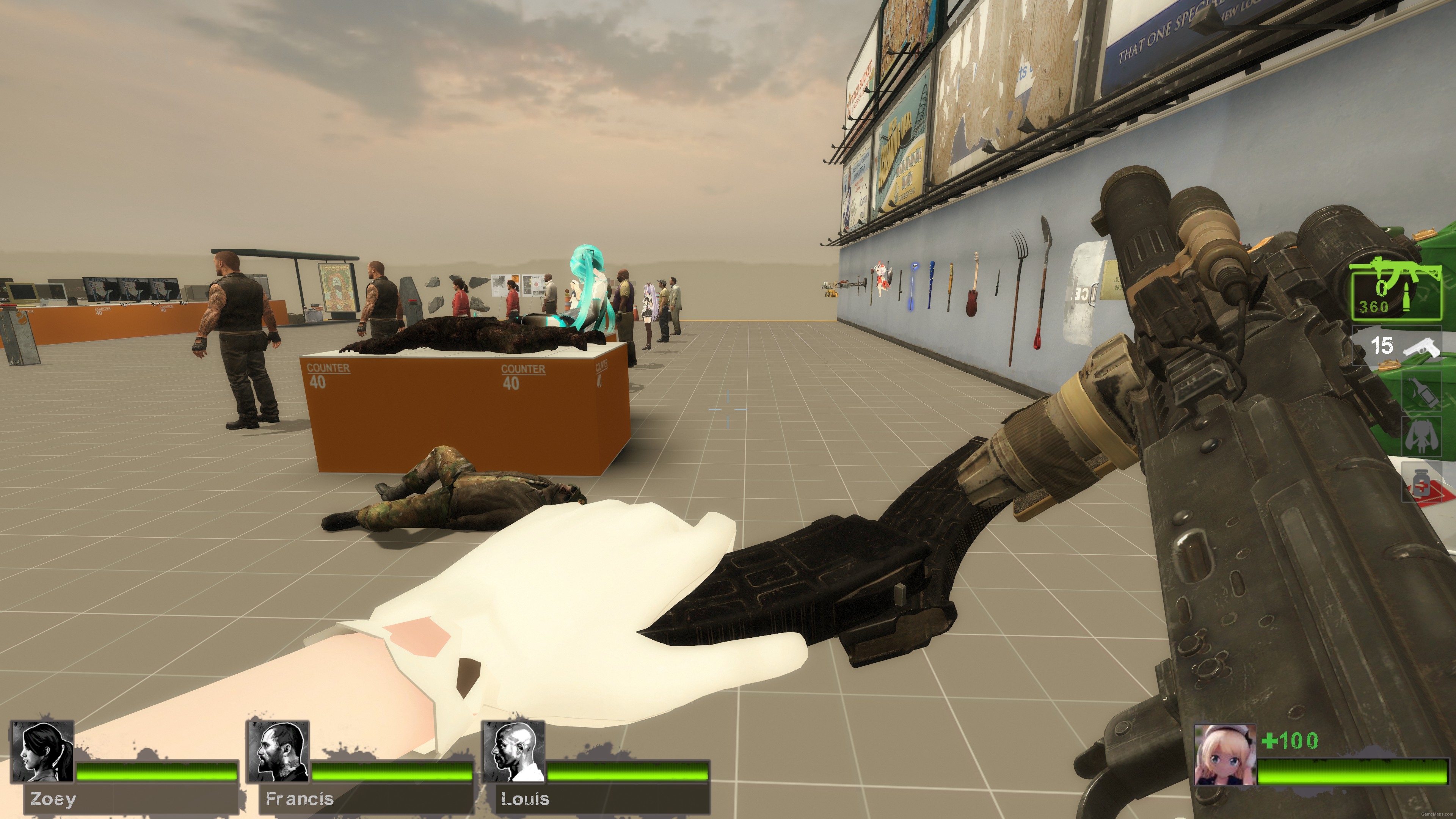 RE8 Village Custom Mini Draco AK Carbine Suppressed (AK47) v4 (Left 4 Dead 2) - GameMaps