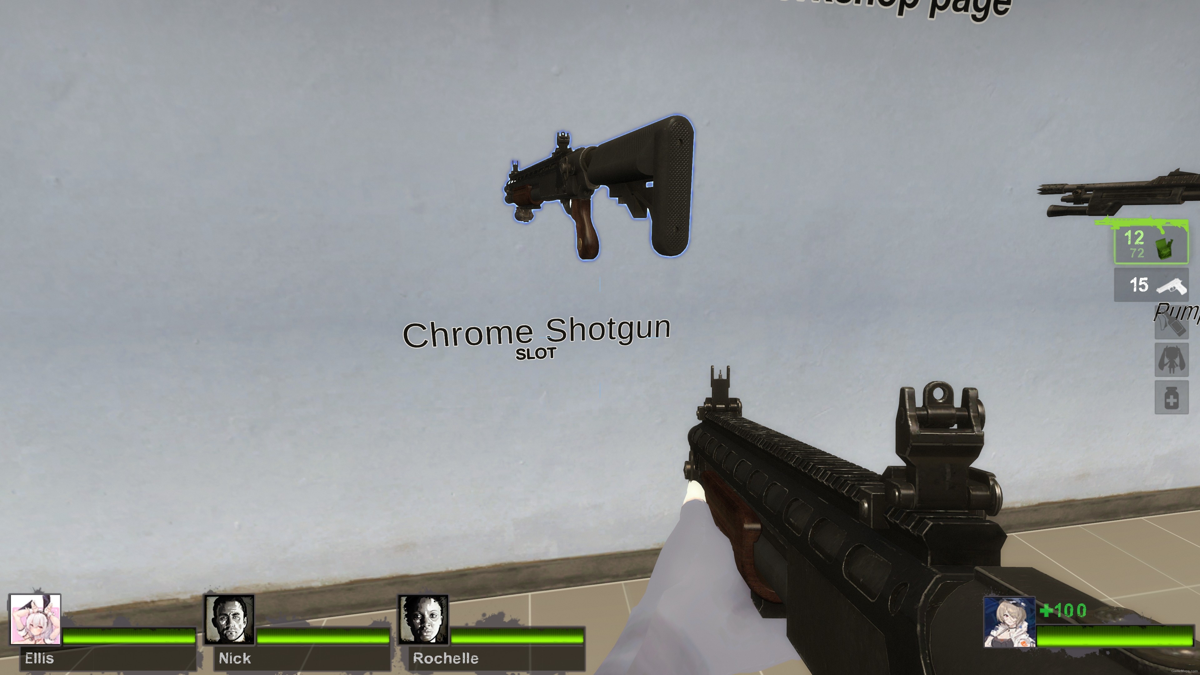 RE8 Village Remington 870 Custom with Tactical Stock (Chrome Shotgun ...