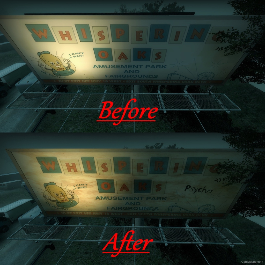 Realistic Whispering Oaks Billboard (Left 4 Dead 2) - GameMaps