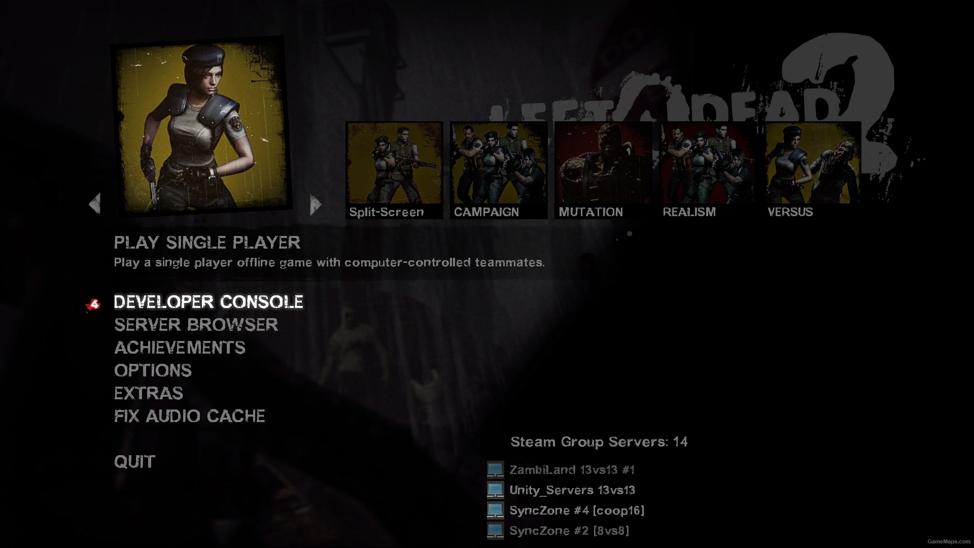 Resident Evil Menu icon (Left 4 Dead 2) - GameMaps