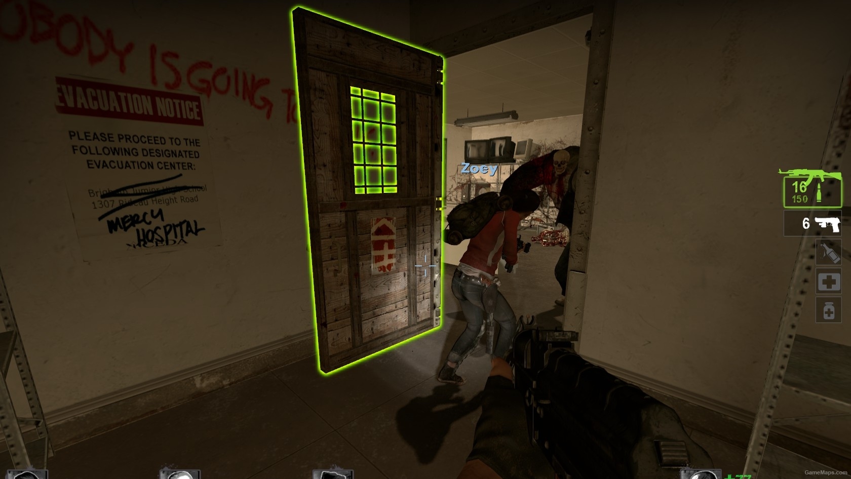 Safe Room Doors - Wood Version (Left 4 Dead 2) - GameMaps