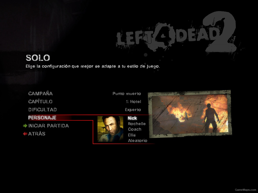 Icons Menu selection Left 4 Dead 2 (Left 4 Dead 2) - GameMaps