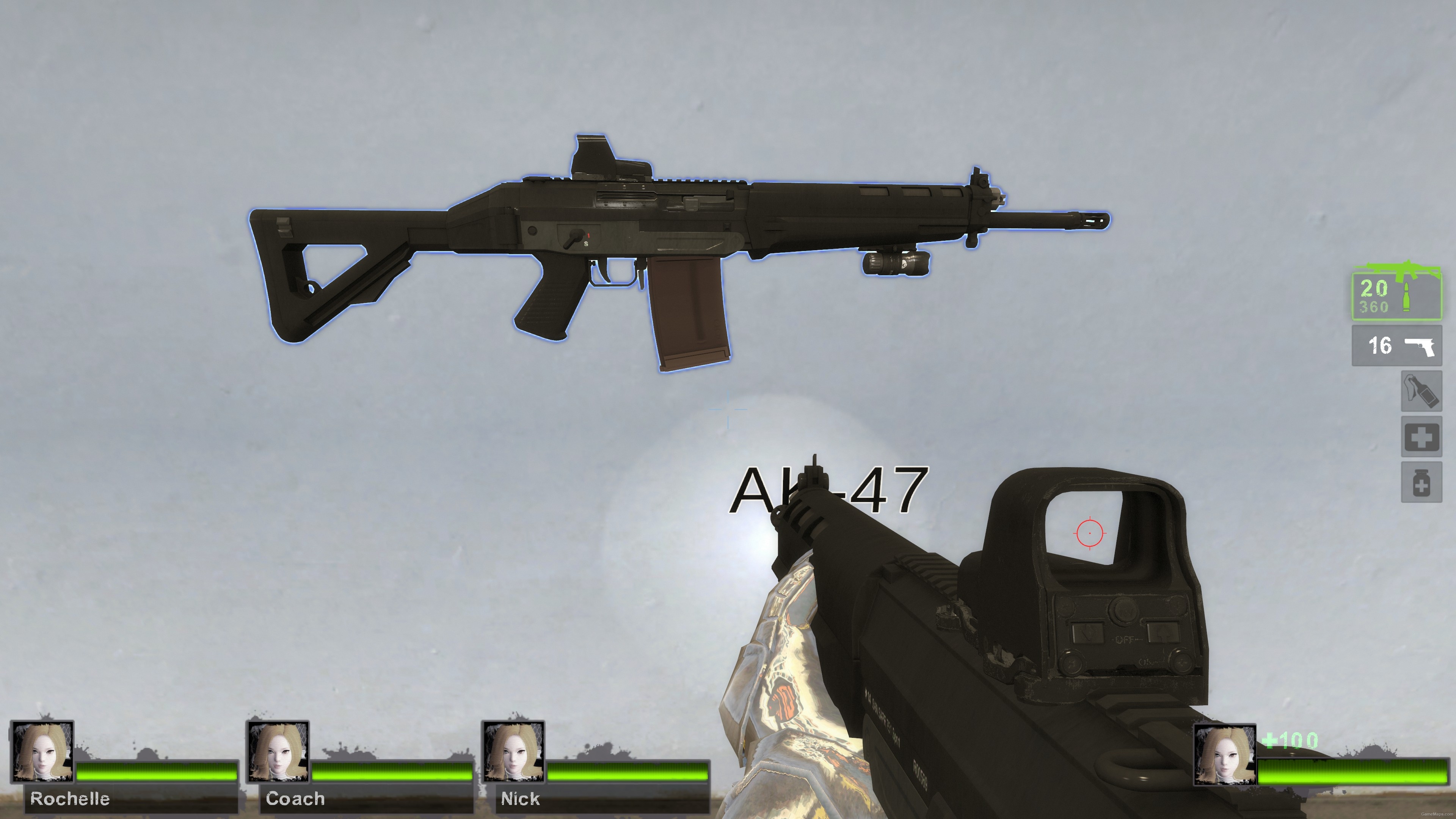 SG-751 SAPR (AKM) [Sound fix Ver] (Left 4 Dead 2) - GameMaps