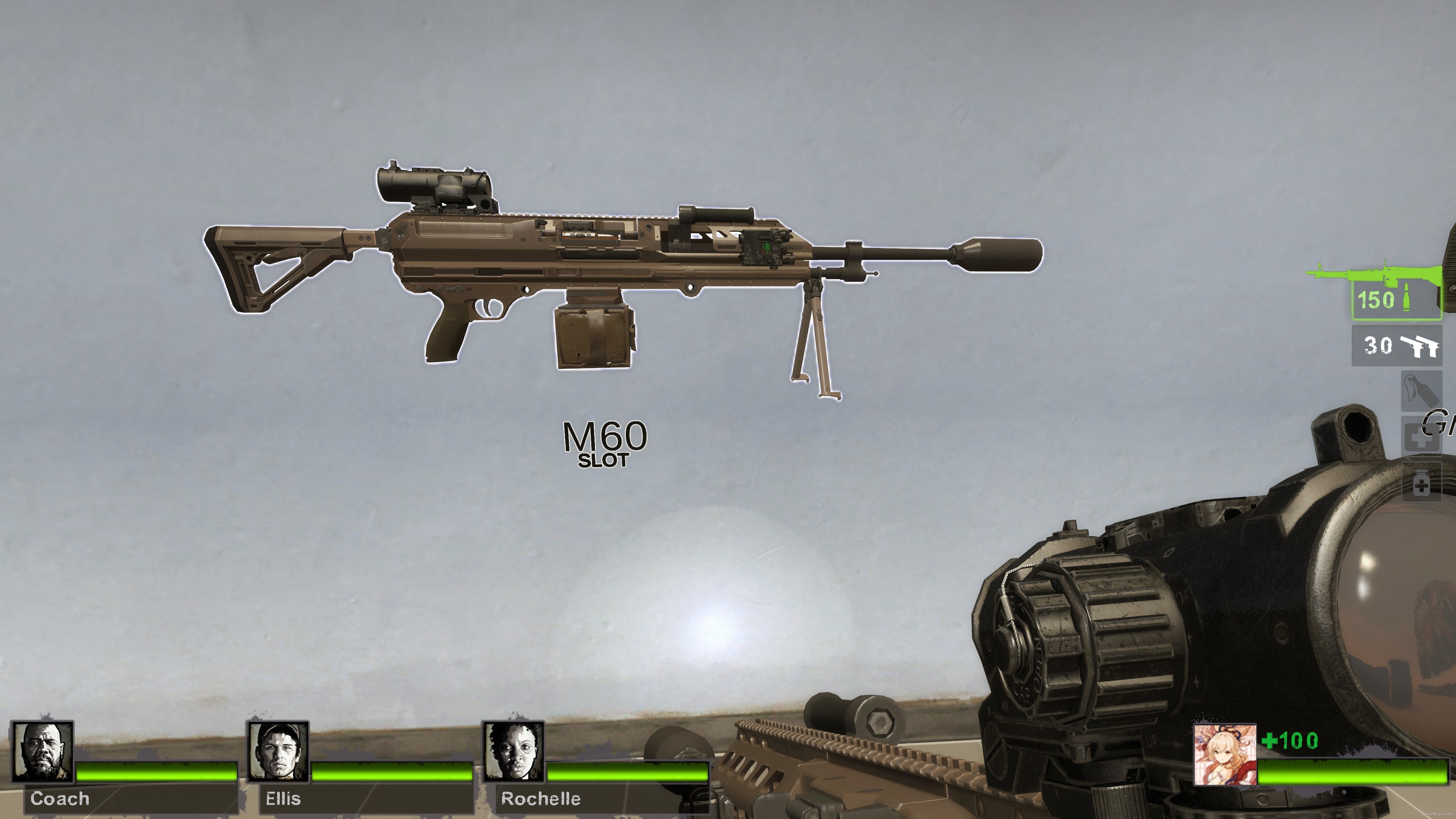 SIG MG338 (m60 replacer) (request) [Sound fix Ver] (Left 4 Dead 2 ...