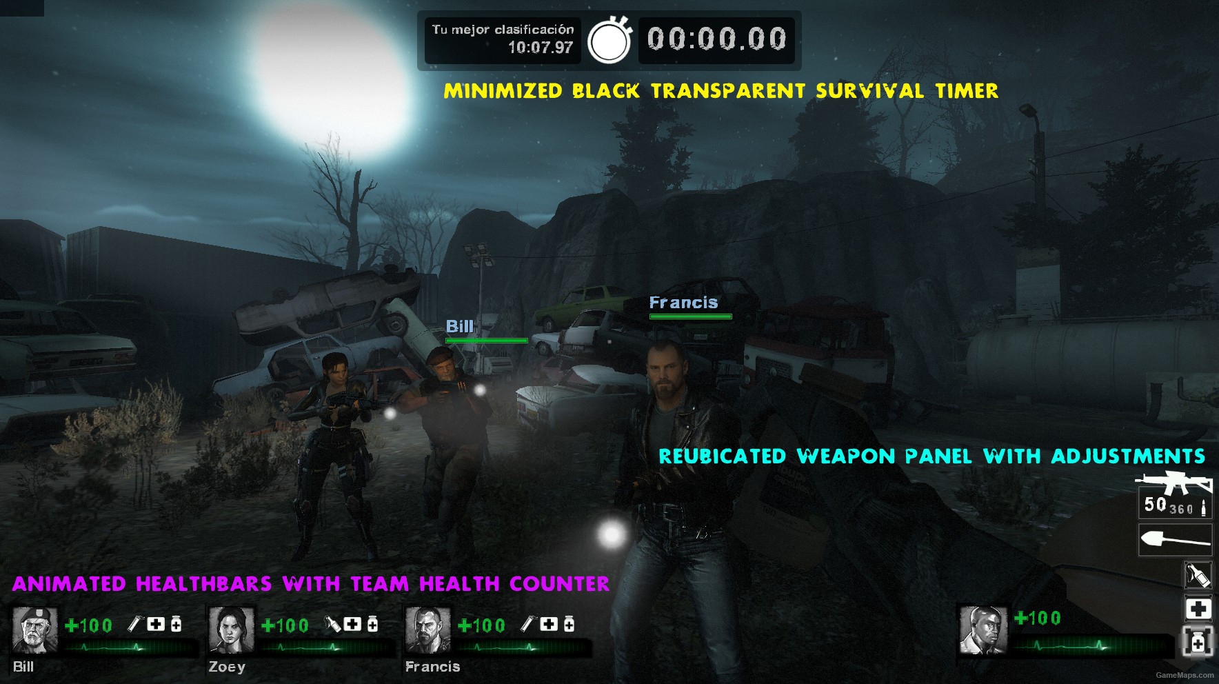 Slim HUD x NeunGUI: The Definitive L4D2 Interface (Left 4 Dead 2 ...
