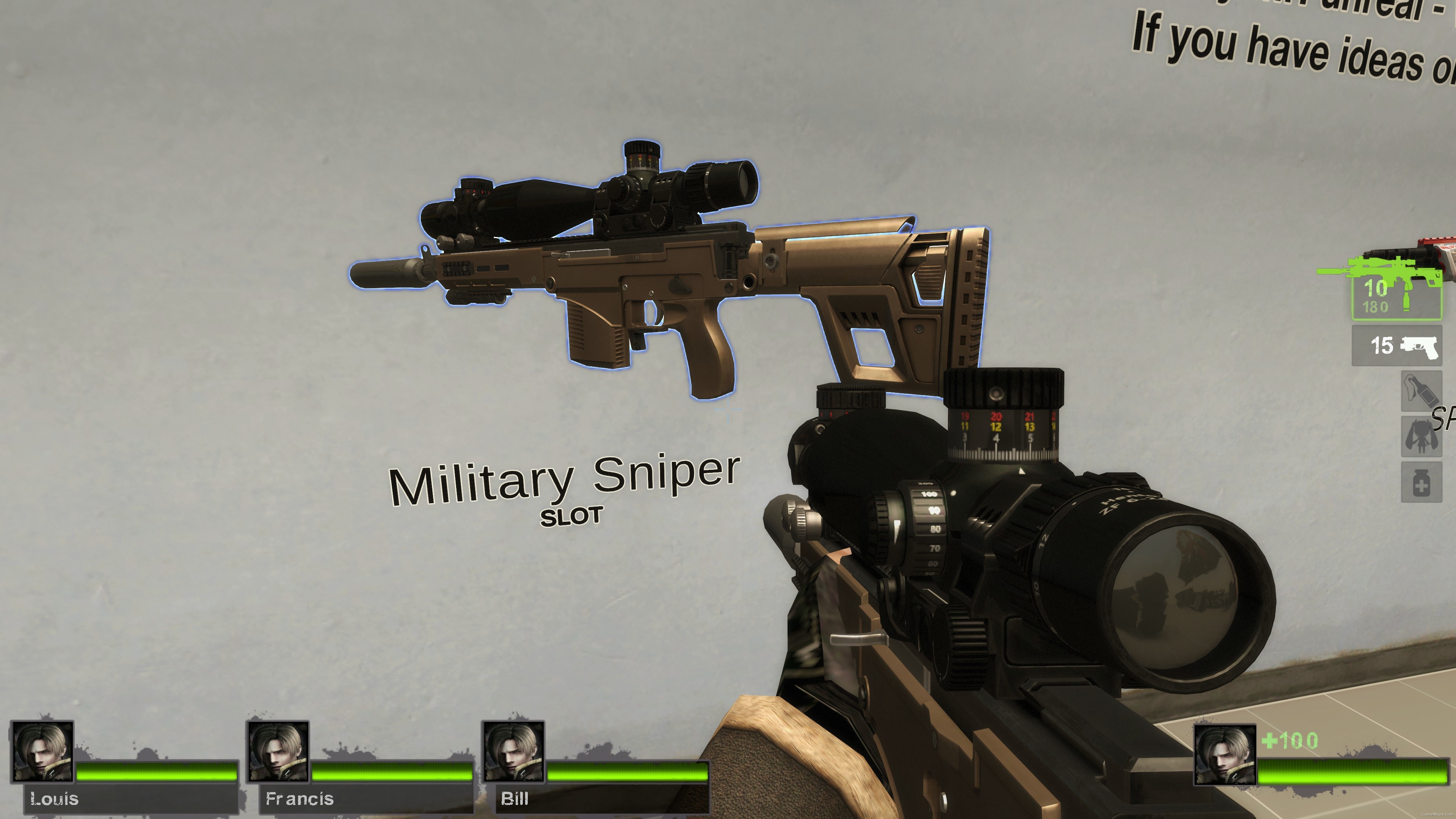 SVCh Chukavin (military sniper) (Left 4 Dead 2) - GameMaps