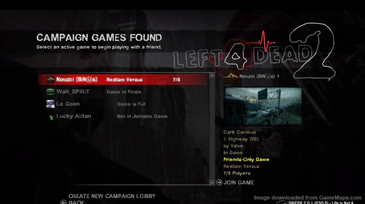 Urik Game Menu (Left 4 Dead 2) - GameMaps