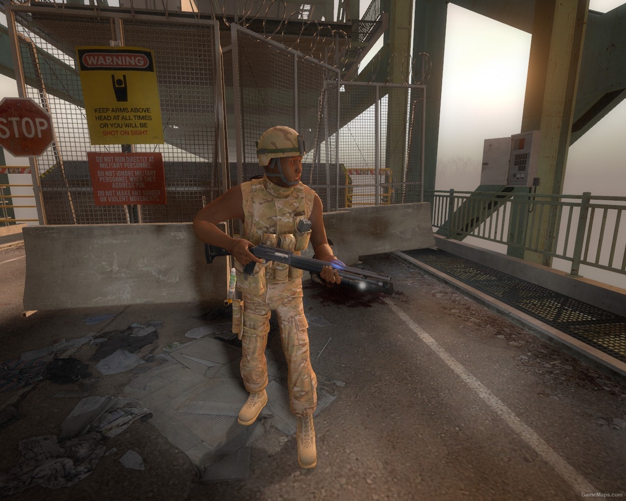 a soldier (Left 4 Dead 2) - GameMaps
