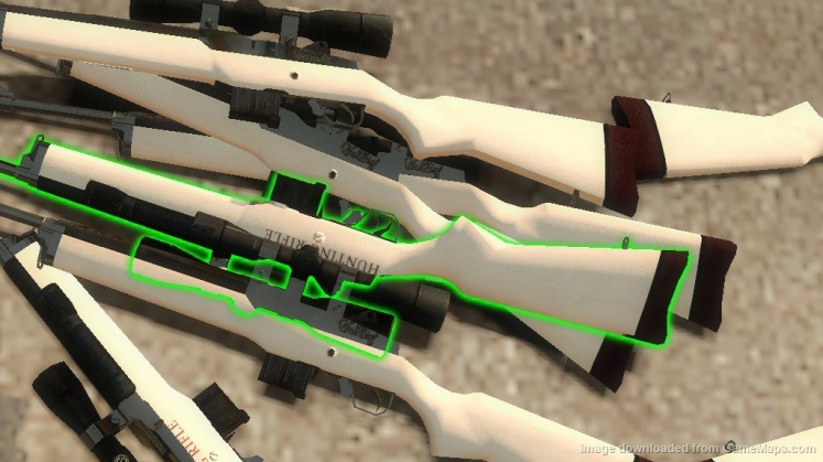White huntingrifle (Left 4 Dead 2) - GameMaps