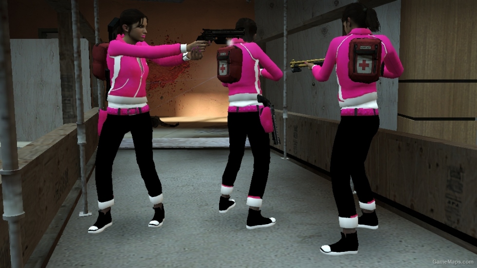 4 Zoey L4D2 Skin Colour 2 (Mod) for Left 4 Dead 2 - GameMaps.com