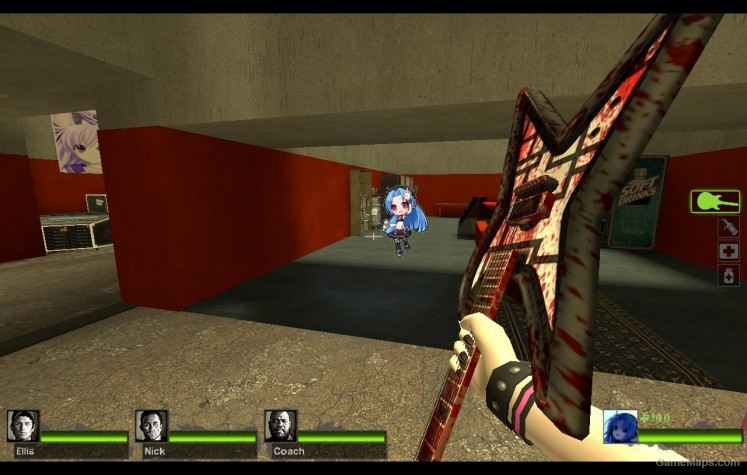 5PB Guitar (Hyperdimension Neptunia) (Mod) for Left 4 Dead 2 - GameMaps.com
