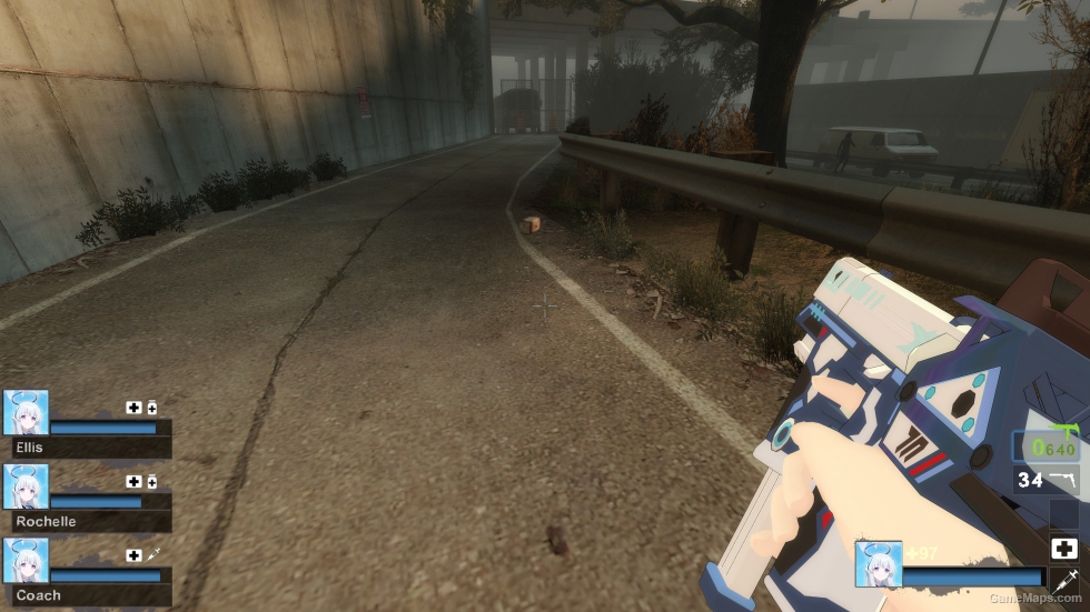 [Blue Archive]Noa's Pistol - Secretary on Record (Replace UZI) [request] (Mod) for Left 4 Dead 2 ...