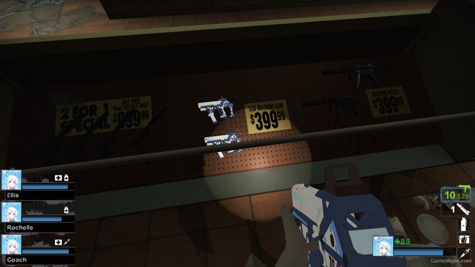 [Blue Archive]Noa's Pistol - Secretary on Record (Replace UZI) [request] (Mod) for Left 4 Dead 2 ...