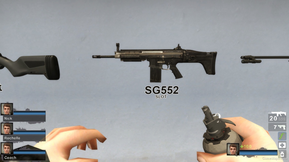 [COD:MW II ] FN SCAR-H TAQ-V (SG552) [request] (Mod) for Left 4 Dead 2 ...