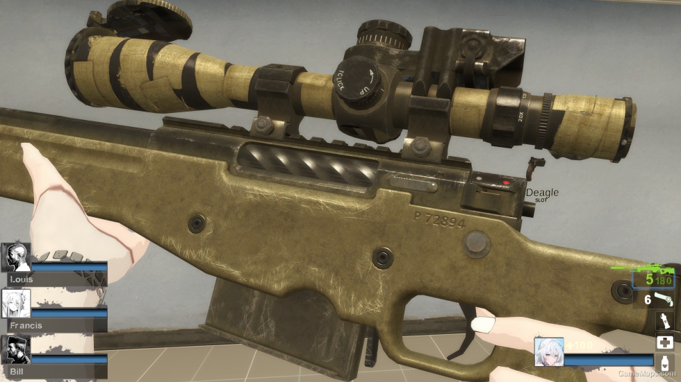 [Firearms] COD L115A3 T1 replaces AWP (request) (Mod) for Left 4 Dead 2 ...