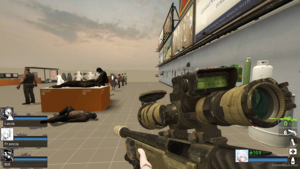 [Firearms] COD L115A3 T1 replaces AWP (request) (Mod) for Left 4 Dead 2 ...