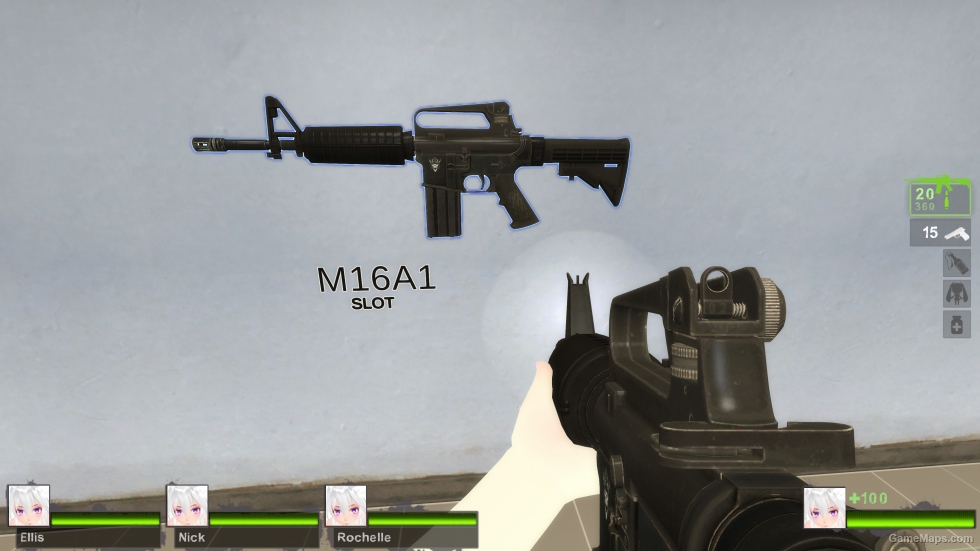 [PD2] AMCAR - M16 Rifle (Mod) for Left 4 Dead 2 - GameMaps.com