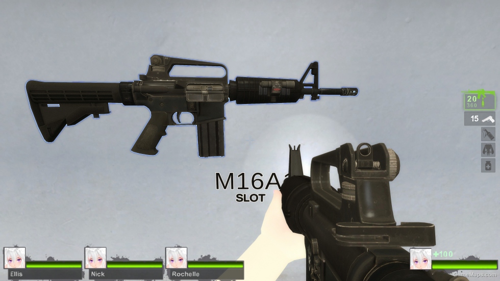 [PD2] AMCAR - M16 Rifle (Mod) for Left 4 Dead 2 - GameMaps.com