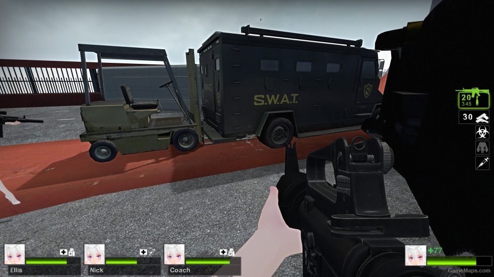 [PD2] AMCAR - M16 Rifle (Mod) for Left 4 Dead 2 - GameMaps.com