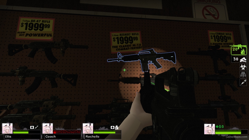 [PD2] AMCAR - M16 Rifle (Mod) for Left 4 Dead 2 - GameMaps.com