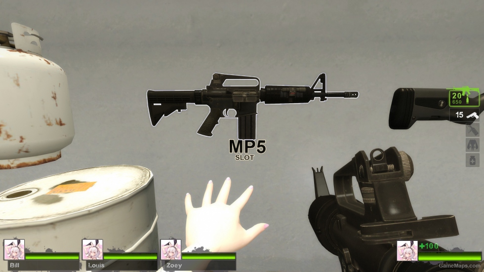 [PD2] AMCAR - mp5n (request) (Mod) for Left 4 Dead 2 - GameMaps.com