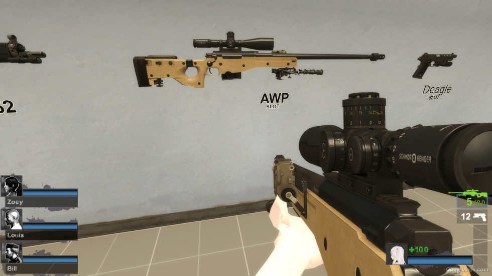 Accuracy International AWM-F [request] (Mod) for Left 4 Dead 2 - GameMaps.com