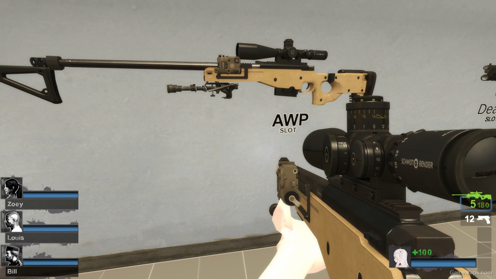 Accuracy International AWM-F [request] (Mod) for Left 4 Dead 2 - GameMaps.com