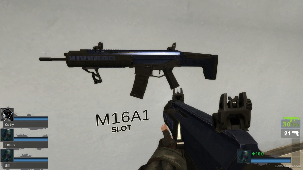 ACR Anodized Blue (m16 replacement) (Mod) for Left 4 Dead 2 - GameMaps.com