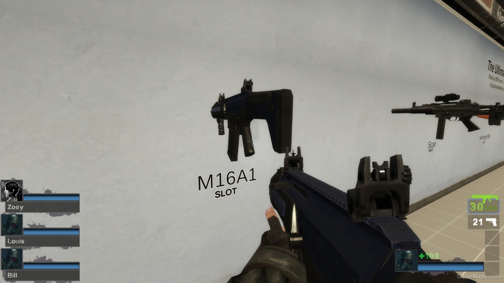 ACR Anodized Blue (m16 replacement) (Mod) for Left 4 Dead 2 - GameMaps.com