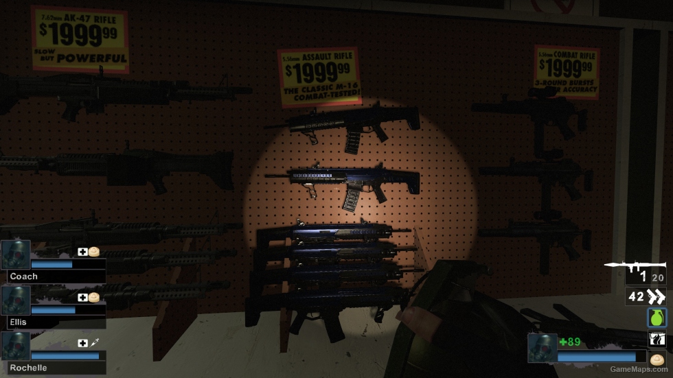 ACR Anodized Blue (m16 replacement) (Mod) for Left 4 Dead 2 - GameMaps.com