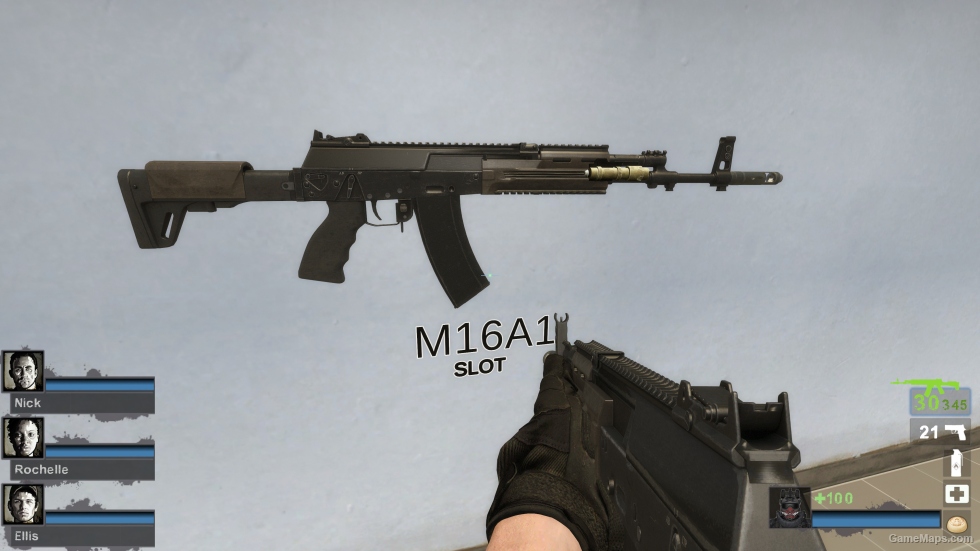 AK-12 (Unsilenced) (M16A2) [request] (Mod) for Left 4 Dead 2 - GameMaps.com