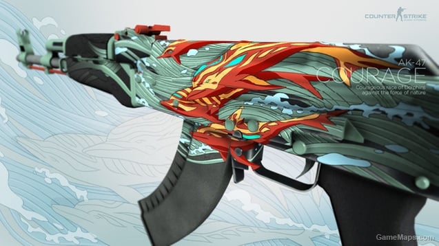 CS:GO AK-47 | Aquamarine Revenge Fnatic Edition (Left 4 Dead 2) - GameMaps