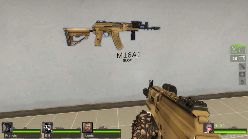 AK12 foregrip laser (M16A2) (Mod) for Left 4 Dead 2 - GameMaps.com