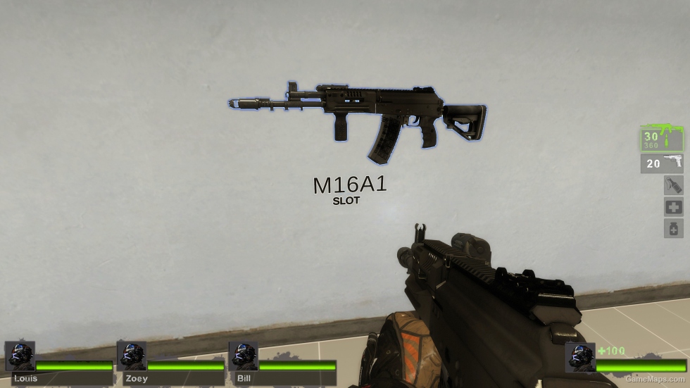 AK12 foregrip laser black (M16A2) (Mod) for Left 4 Dead 2 - GameMaps.com