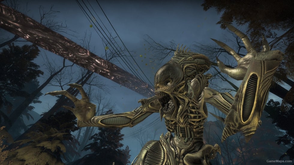 Alien Xenomorph Smoker ( Raven ) AVP Colonial Marines (Left 4 Dead 2 ...