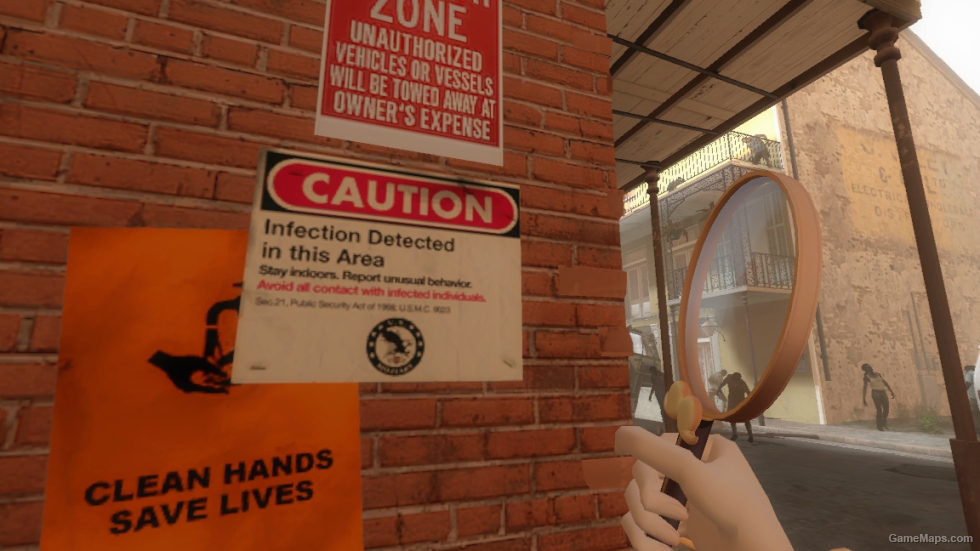 Amelia Watson's Magnifying glass [replace Tonfa] (Mod) for Left 4 Dead ...