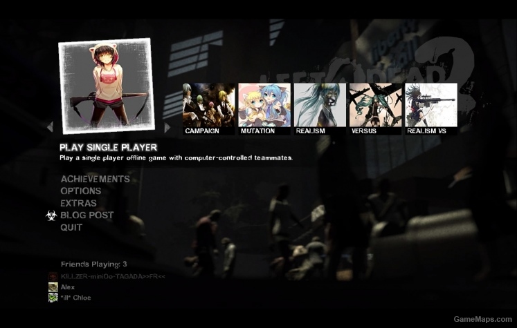 Anime Menu Icons (Left 4 Dead 2) - GameMaps