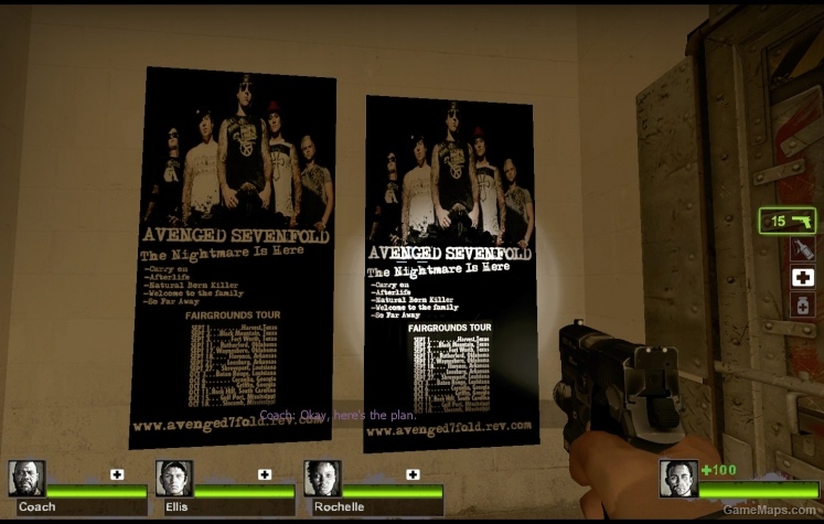 Avenged Sevenfold Concert (Mod) for Left 4 Dead 2 - GameMaps.com