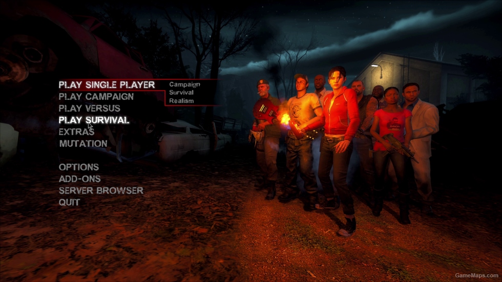 Background video for Left 4 Dead 2 main menu (Mod) for Left 4 Dead 2 ...