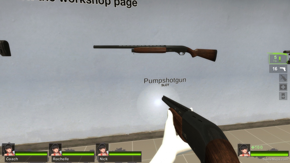 Baikal MP-153 (Wooden) V2 [pump shotgun] - request (Mod) for Left 4 ...