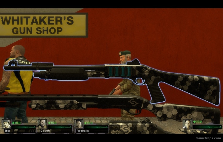 Benelli M3 - C.E.L.L Camo (Mod) for Left 4 Dead 2 - GameMaps.com