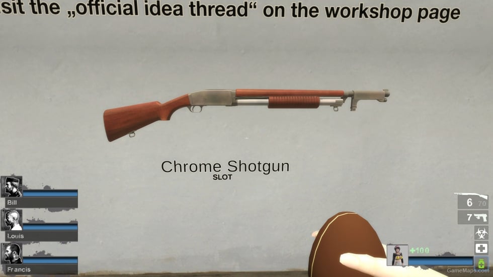 BF1 Model 10A (Chrome Shotgun) [request] (Mod) for Left 4 Dead 2 ...
